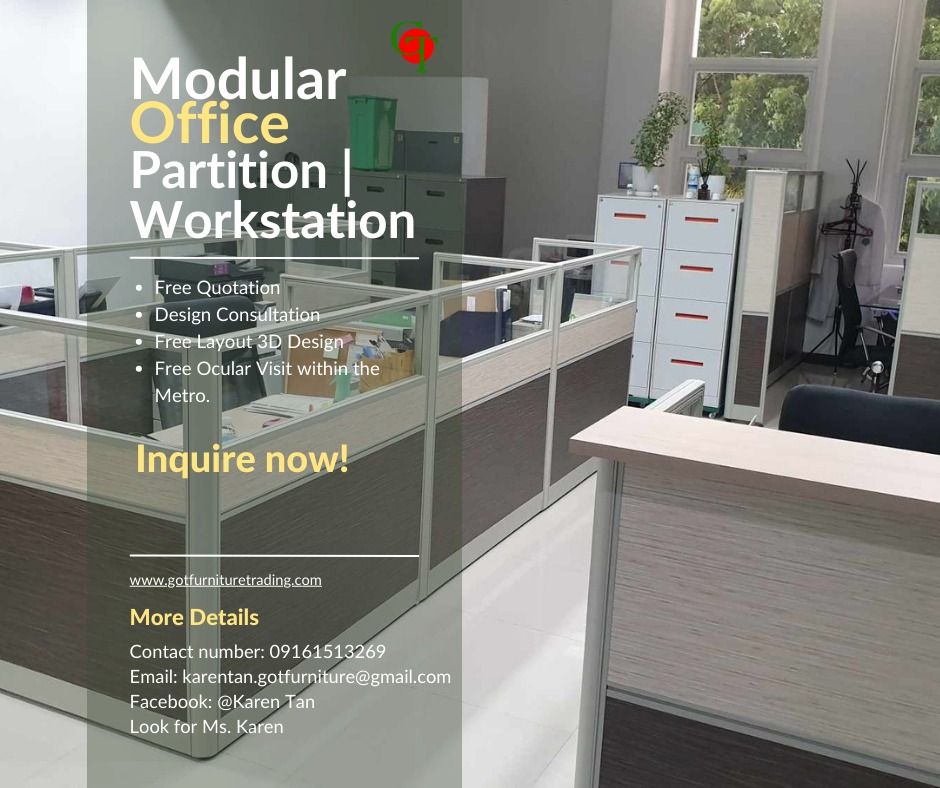 Modular Workstations | Partitions | Office Furniture., Furniture & Home ...