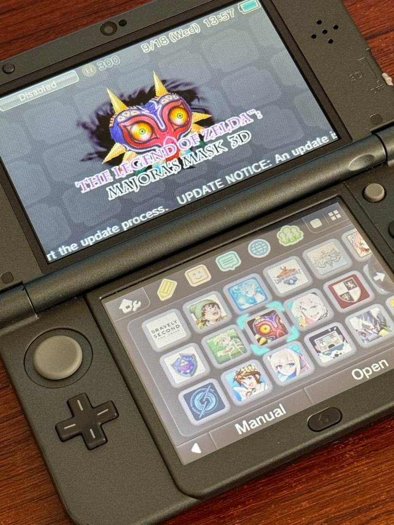 Jailbroken New Nintendo 3DS XL Black , Video Gaming, Video Game ...