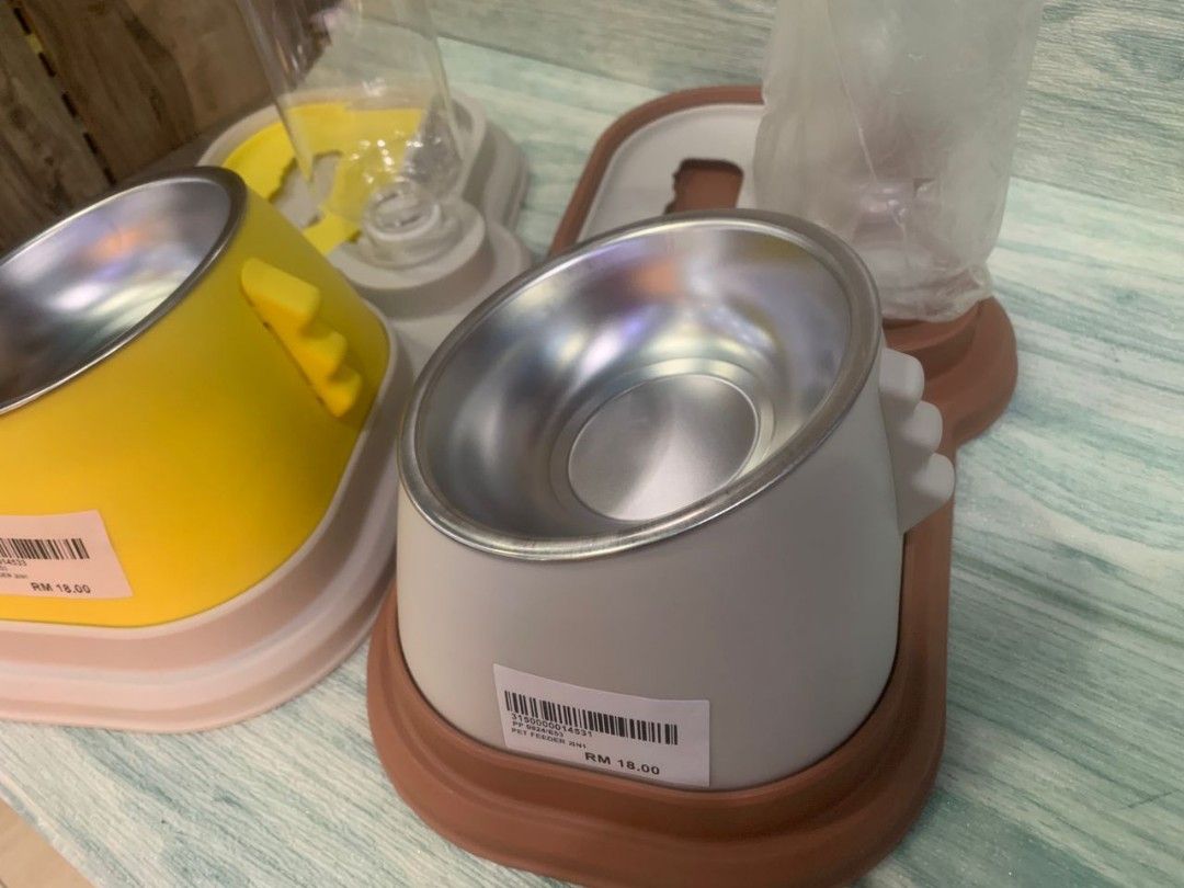 NEW!!! PET FEEDER 2in1 SKU-E53 Animation:Duck/Bear, Pet Supplies, Homes & Other Pet Accessories ...