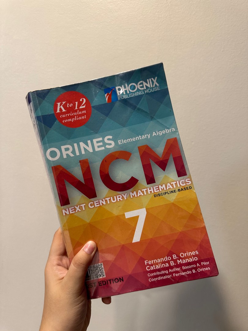 Elementary Algebra Next Century Mathematics (NCM) by Orines and Manalo ...