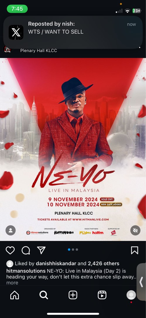 NE-YO in KL( 10 November 2024), Tickets & Vouchers, Event Tickets on ...