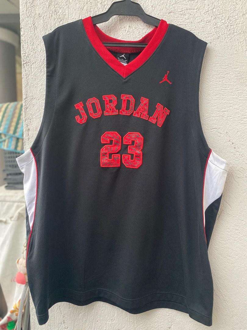 Nike Jordan 23 Dri-Fit XXL Stitched Elephant Print Jersey LOGO Jumpman ...