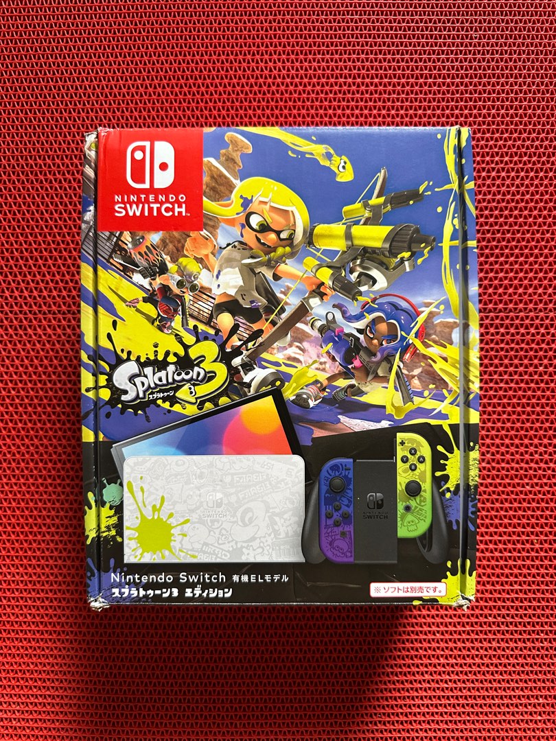 Nintendo Switch Oled Splatoon Edition, Video Gaming, Video Game ...
