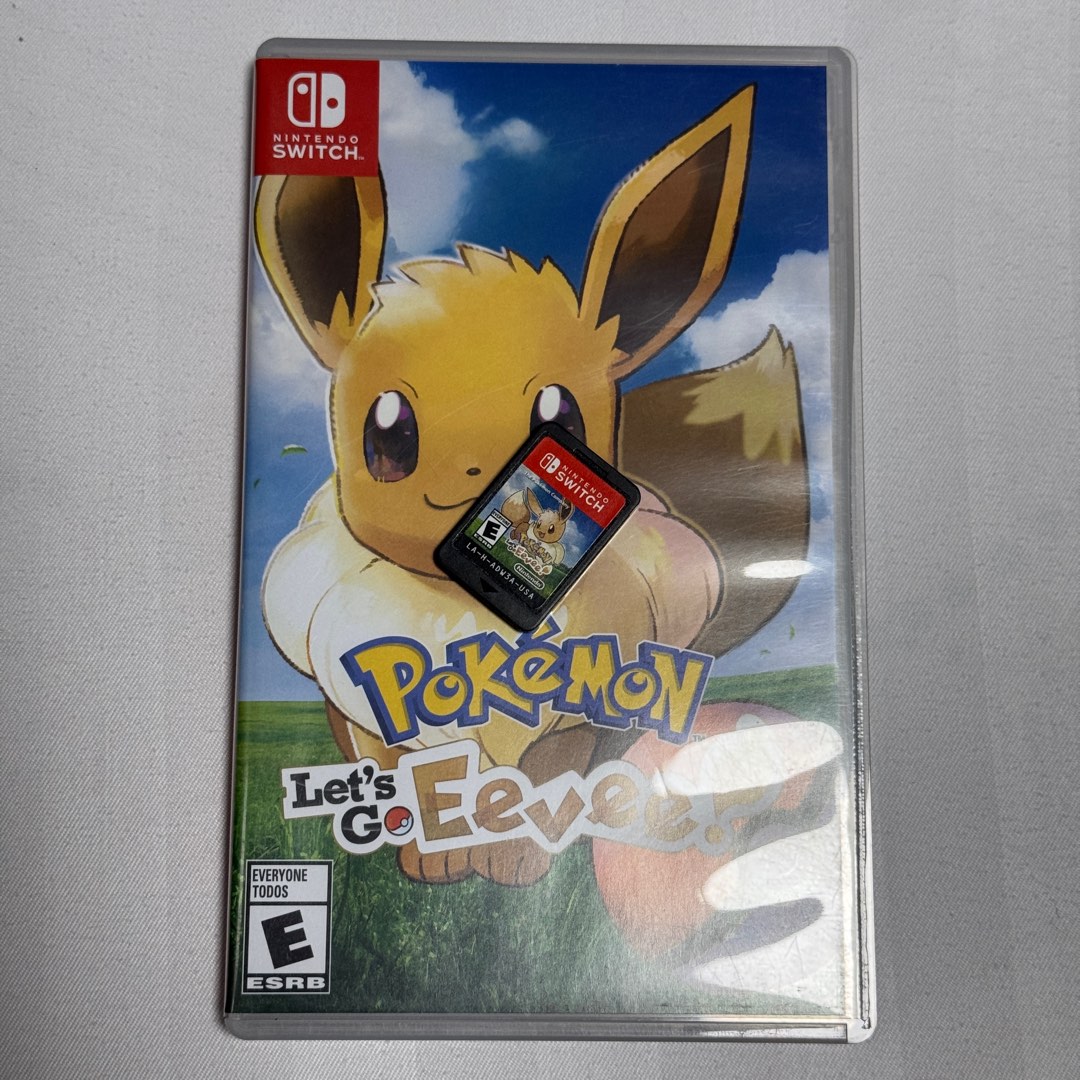 Nintendo Switch Pokemon Lets Go Eevee, Video Gaming, Video Games ...