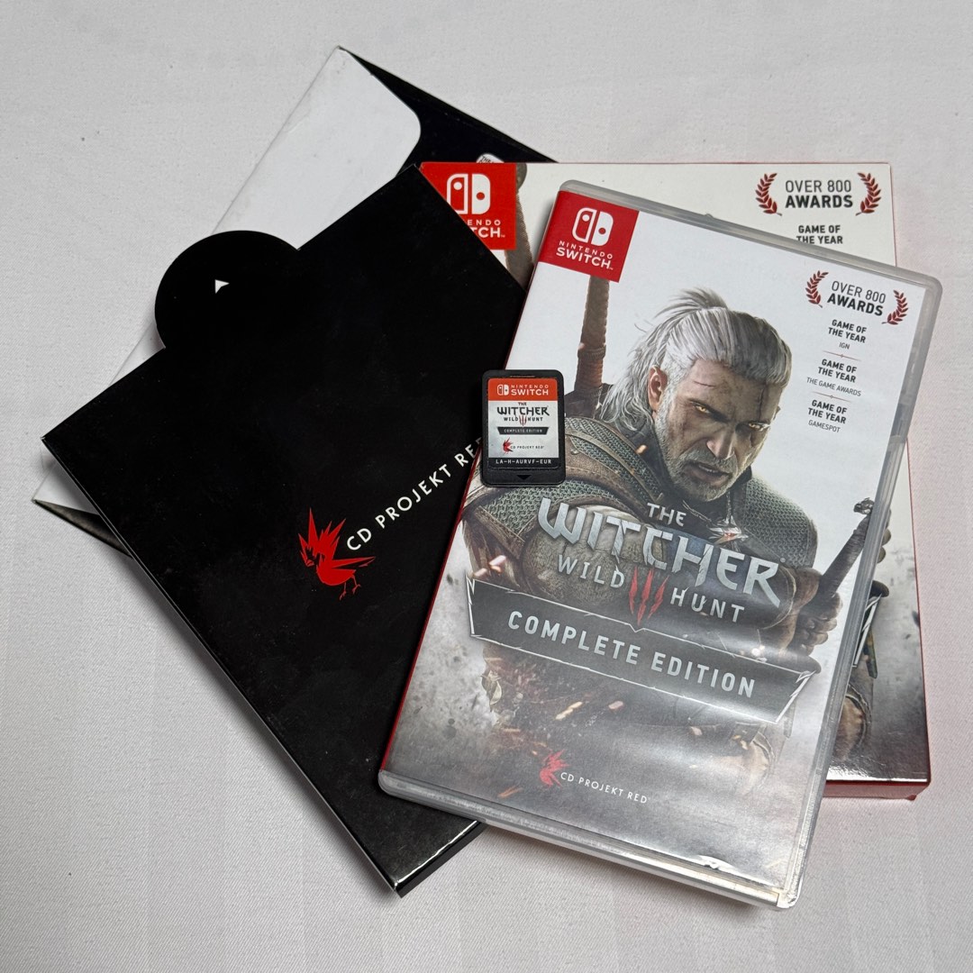 Nintendo Switch The Witcher 3 Complete Edition Game of The Year Release ...