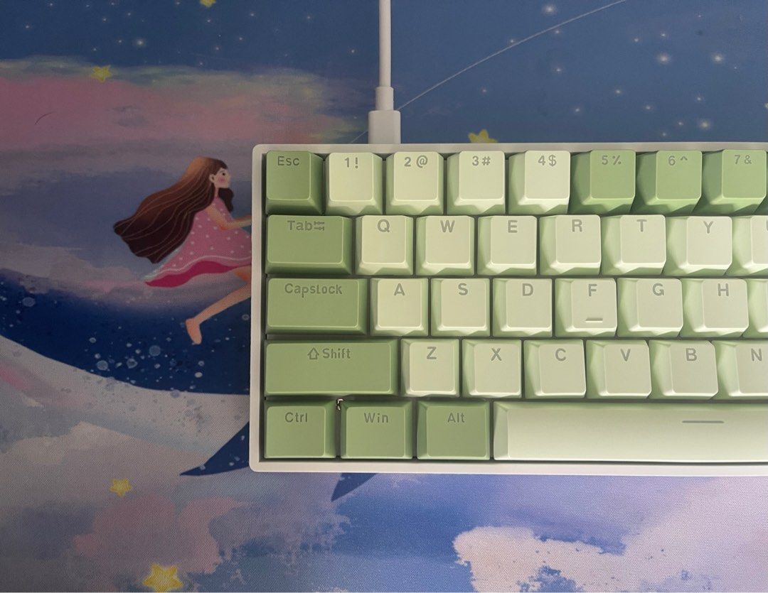 Paddy Green RGB Custom Gaming Mechanical Keyboard | 68 keys | Blue ...
