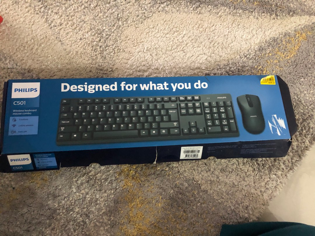 Philips wireless keyboard without mouse, Computers & Tech, Parts ...