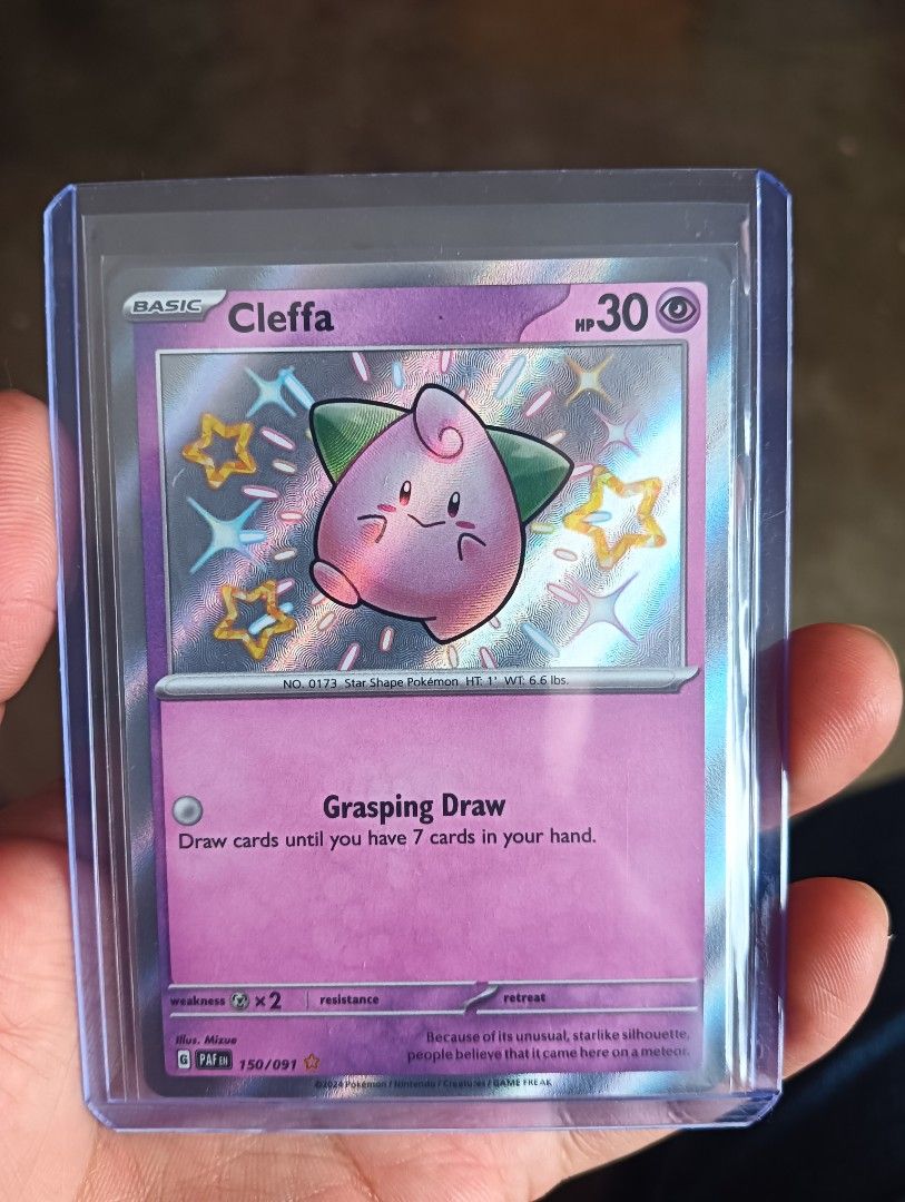 Pokemon Cleffa 150/091 - Shiny rare, Hobbies & Toys, Toys & Games on ...