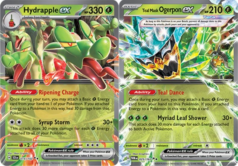 Pokemon TCG Hydrapple ex Teal Mask Ogerpon ex Deck with Scoop Up Cyclone ACESPEC, Hobbies & Toys ...