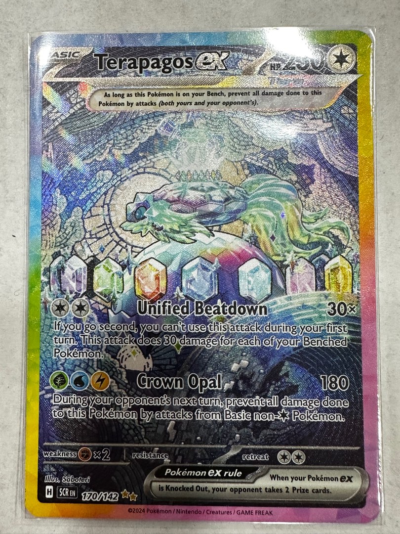 Pokemon Terapagos ex 170/142 sir stellar crown, Hobbies & Toys, Toys ...