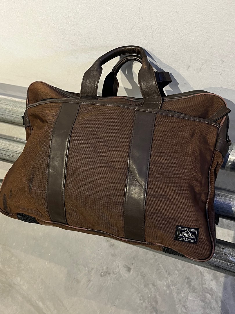 PORTER- 2 Way Briefcase (Without Sling ), Men's Fashion, Bags ...