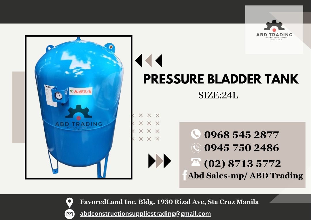 PRESSURE BLADDER TANK, Commercial & Industrial, Construction Tools ...