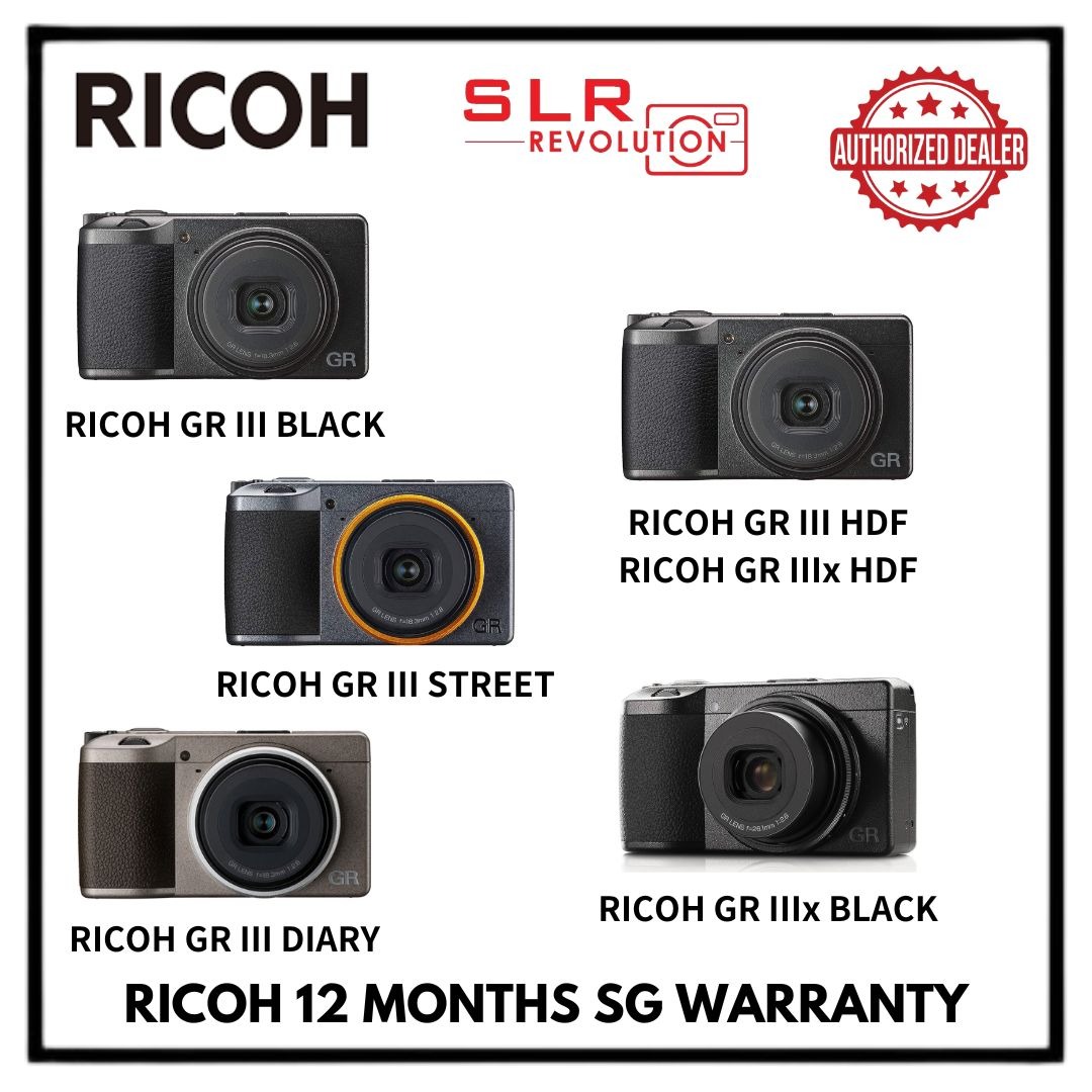 RICOH GR3, RICOH GR3X, RICOH GR III, RICOH GR IIIx, RICOH GR III HDF ...