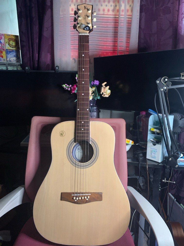 RJ Acoustic Guitar, Hobbies & Toys, Music & Media, Musical Instruments on Carousell