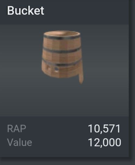 Roblox Limited Bucket, Video Gaming, Gaming Accessories, In-Game ...