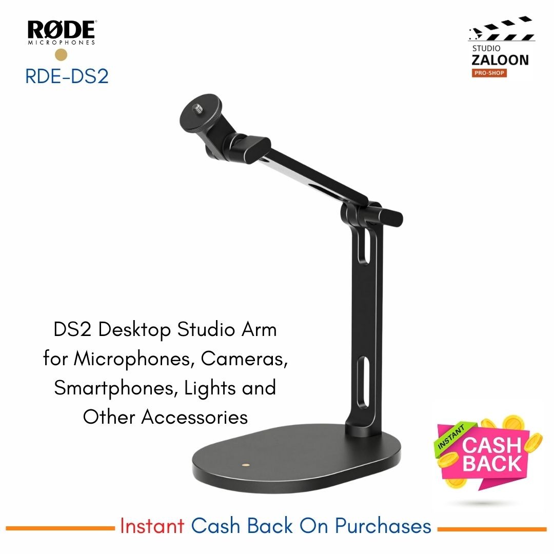 RODE DS2 Desktop Studio Arm for Broadcast Microphones [ DS-2 ], Audio ...