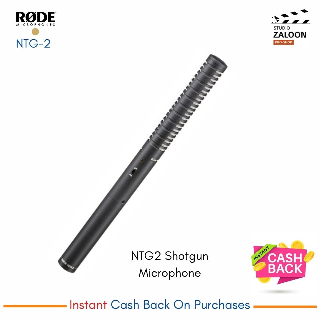 Rode NTG-2 Directional Super Cardioid Condenser Shotgun Microphone ...