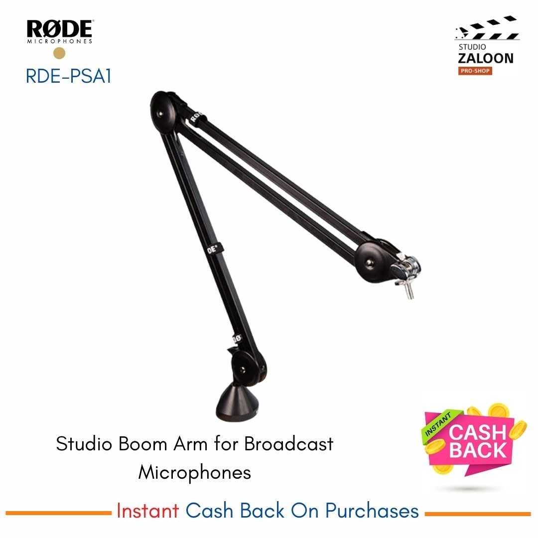 RODE PSA1 Studio Boom Arm for Broadcast Microphones, Audio, Portable ...