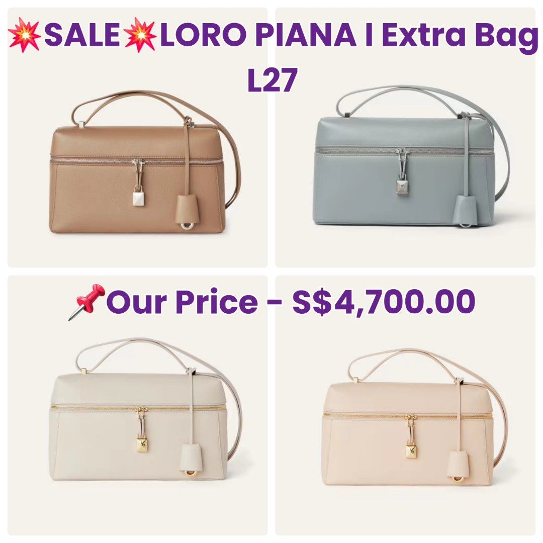 💥SALE💥LORO PIANA I Extra Bag L27, Luxury, Bags & Wallets on Carousell