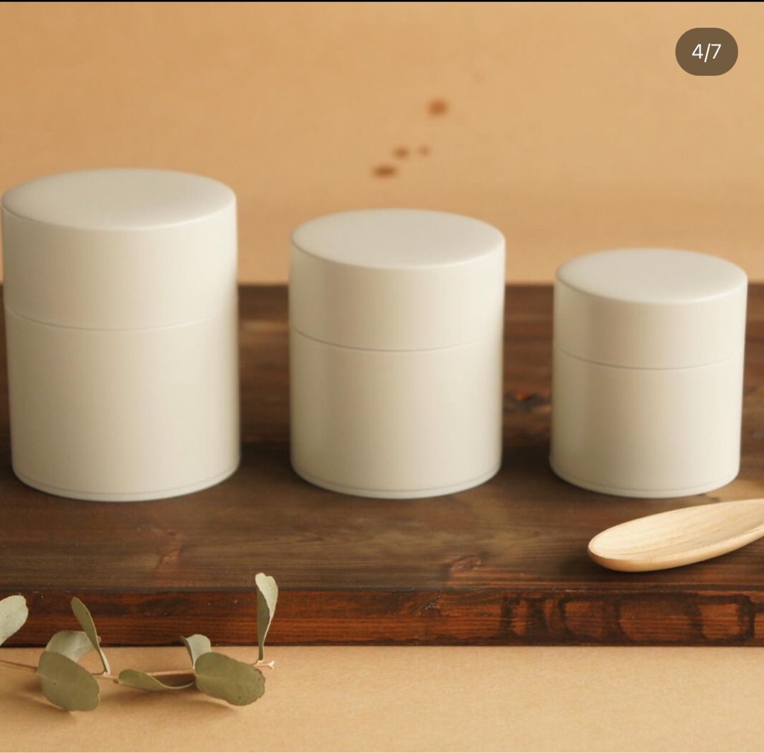 SALIU DESIGN 日本製造 茶葉罐 咖啡豆罐 儲藏用 100g 150g 200g, 傢俬＆家居, 傢俬, 其他家居傢俬 - Carousell