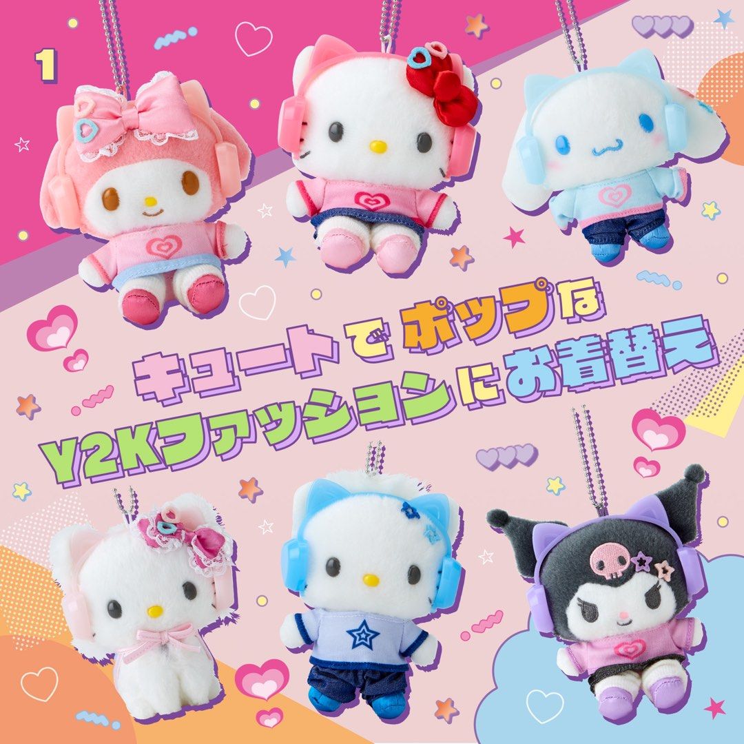 Sanrio Characters Our Heisei Pop Design Series my melody kuromi hello ...