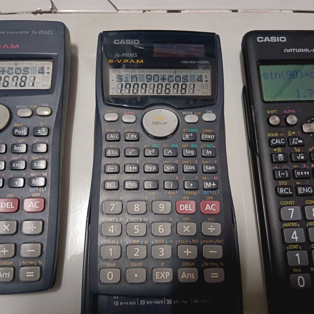 ORIGINAL CASIO Scientific Calculators (fx-991MS, fx-570ES PLUS), Mobile ...