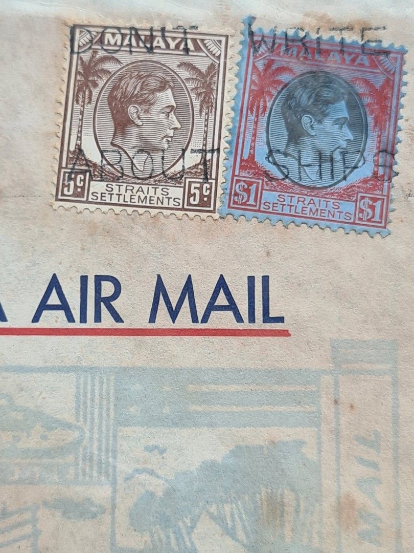Singapore to Honolulu First Flight 1941 Pan Am FFC Slogan, Hobbies ...