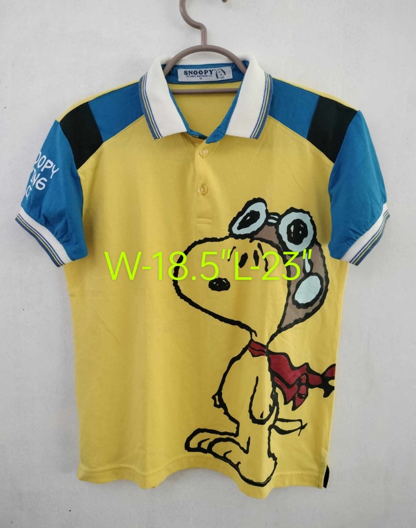 Snoopy Polo Shirt S16, Babies & Kids, Babies & Kids Fashion on Carousell