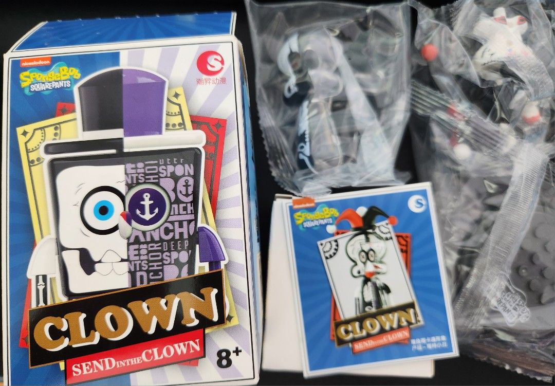 Spongebob Clown - Squidward, Hobbies & Toys, Toys & Games on Carousell