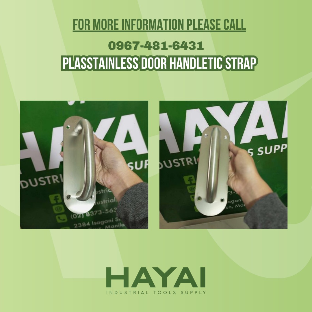 Stainless Door Handle 2 1/2 × 8, Commercial & Industrial, Construction ...