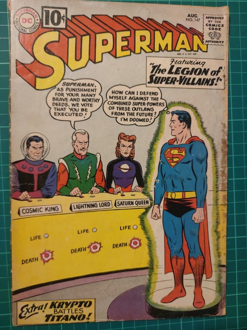 DC Comics Superman 147 - 1961, Hobbies & Toys, Books & Magazines ...
