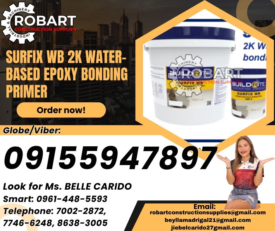 SURFIX WB 2K Water-based epoxy bonding primer, Commercial & Industrial, Construction Tools ...