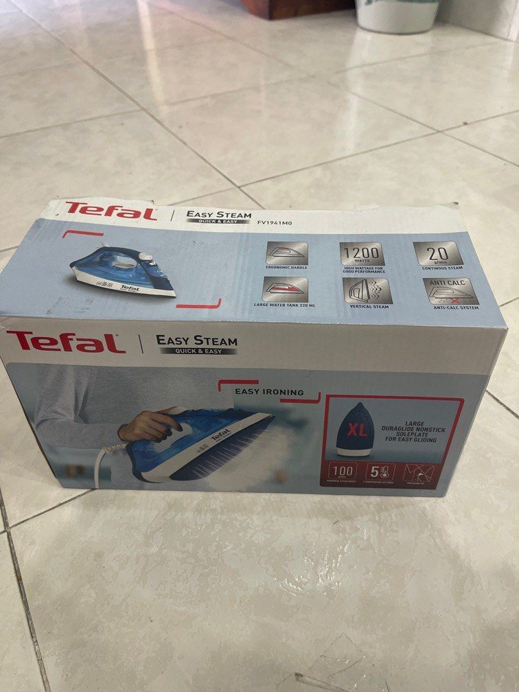 Tefal Easy Steam Iron, TV & Home Appliances, Irons & Steamers on Carousell