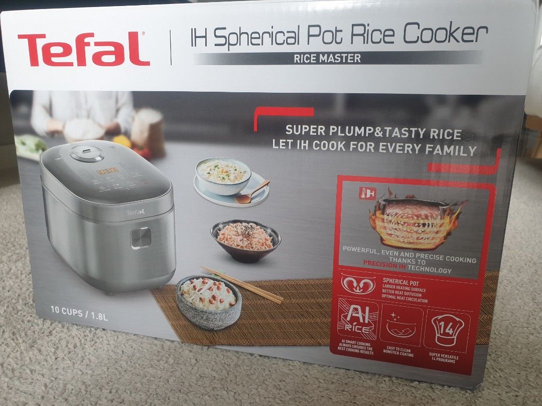 Tefal Master Induction 1.8L Rice Cooker RK818A, TV & Home Appliances ...
