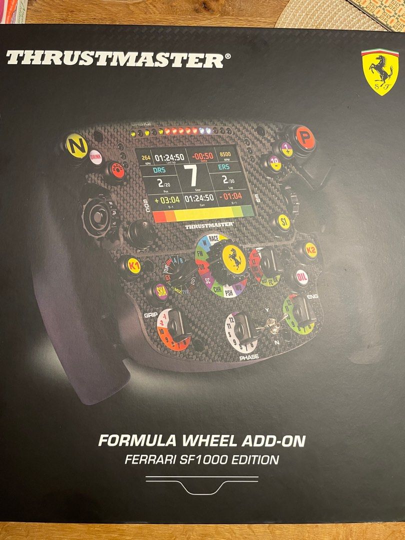 Thrustmaster FORMULA WHEEL ADD ON FERRARI SF1000 EDITION, Video Gaming ...