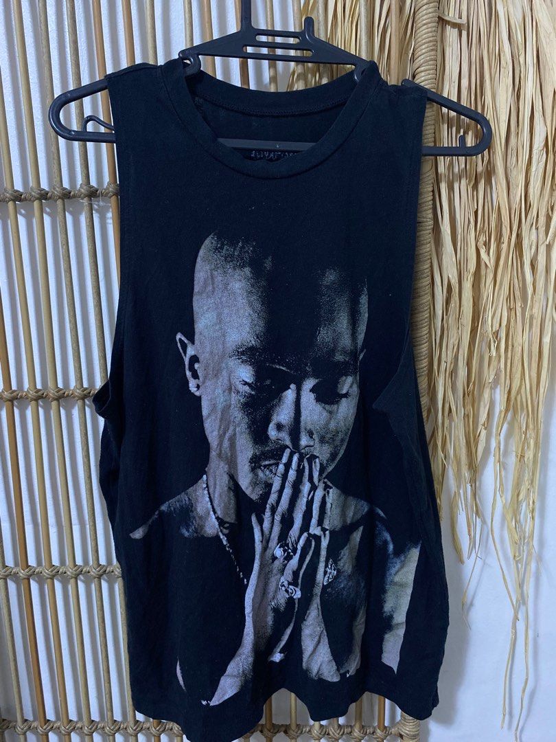 TUPAC 2PAC top unisex, Women's Fashion, Tops, Sleeveless on Carousell