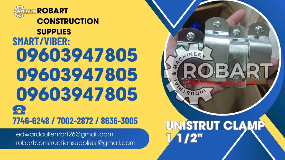 unistrut clamp 1-1/2", Commercial & Industrial, Construction & Building ...