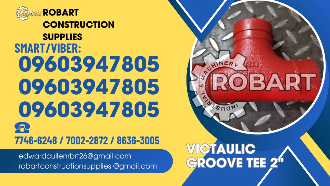 Victaulic Groove Tee Size: 2", Commercial & Industrial, Construction ...