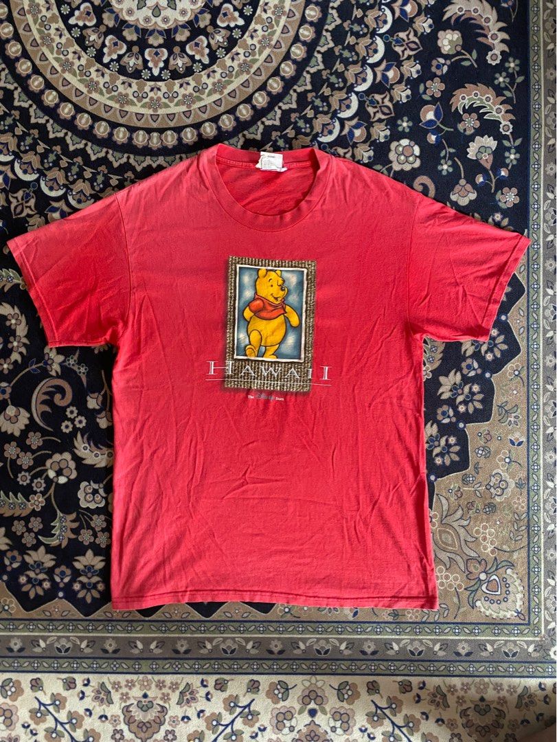 Vintage Disney Winnie The Pooh x Hawaii Shirt, Men's Fashion ...