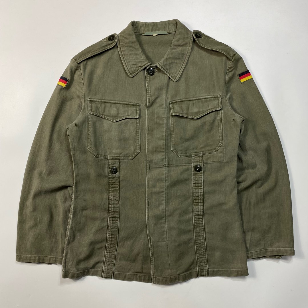 Vintage German Army Tactical Moleskin Battle Shirt, Men's Fashion ...