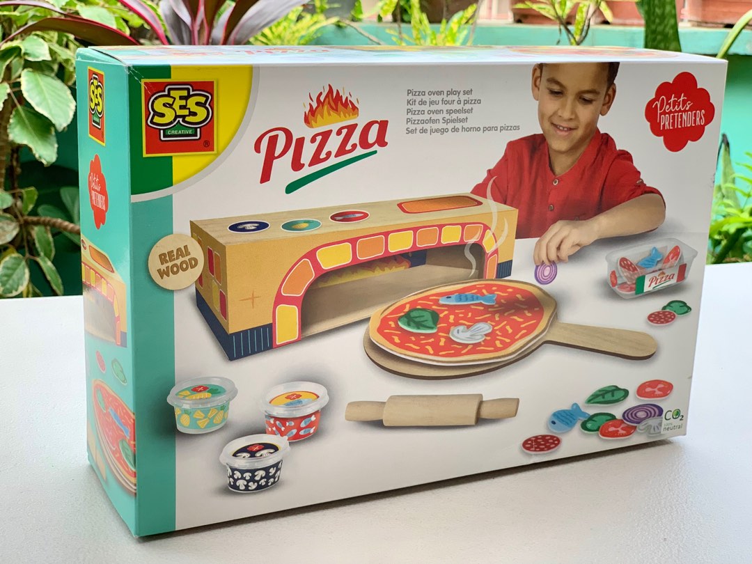 Wood Pizza Oven Playset, Hobbies & Toys, Toys & Games on Carousell