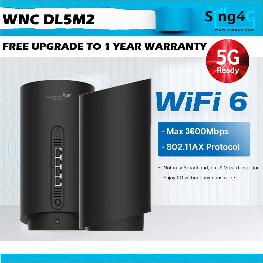 5G 4.6Gbps ULTRA FAST ROUTER DL5M2 WIFI 6 4LAN AX3600 High End Model ...