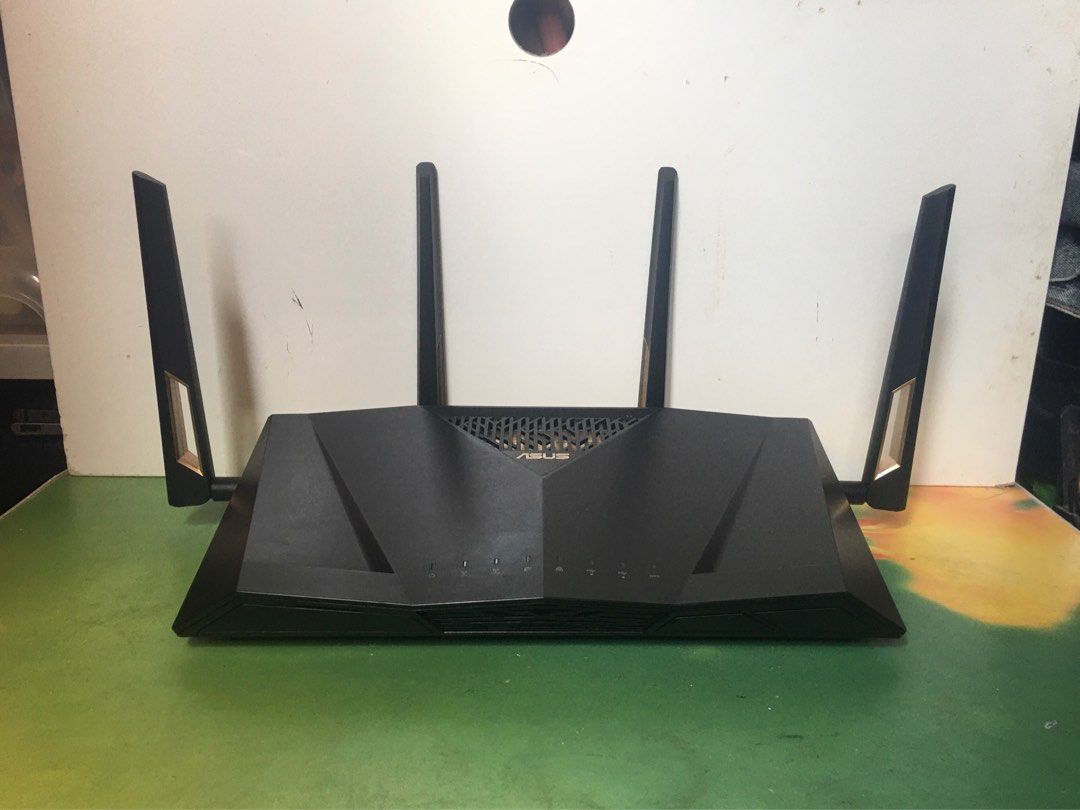 (港行) ASUS RT-AX88U AX6000 WiFi 6 Router 雙頻電競無線路由器, 電腦＆科技, 電腦周邊及配件, Wifi ...
