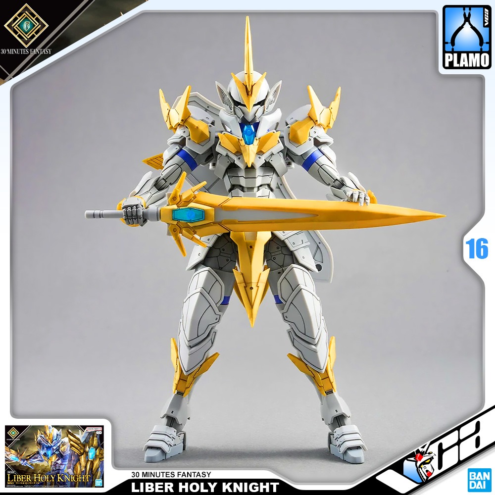 ⭐️ BANDAI NAMCO 30 MINUTES FANTASY 30MF LIBER HOLY KNIGHT ACTION FIGURE ...