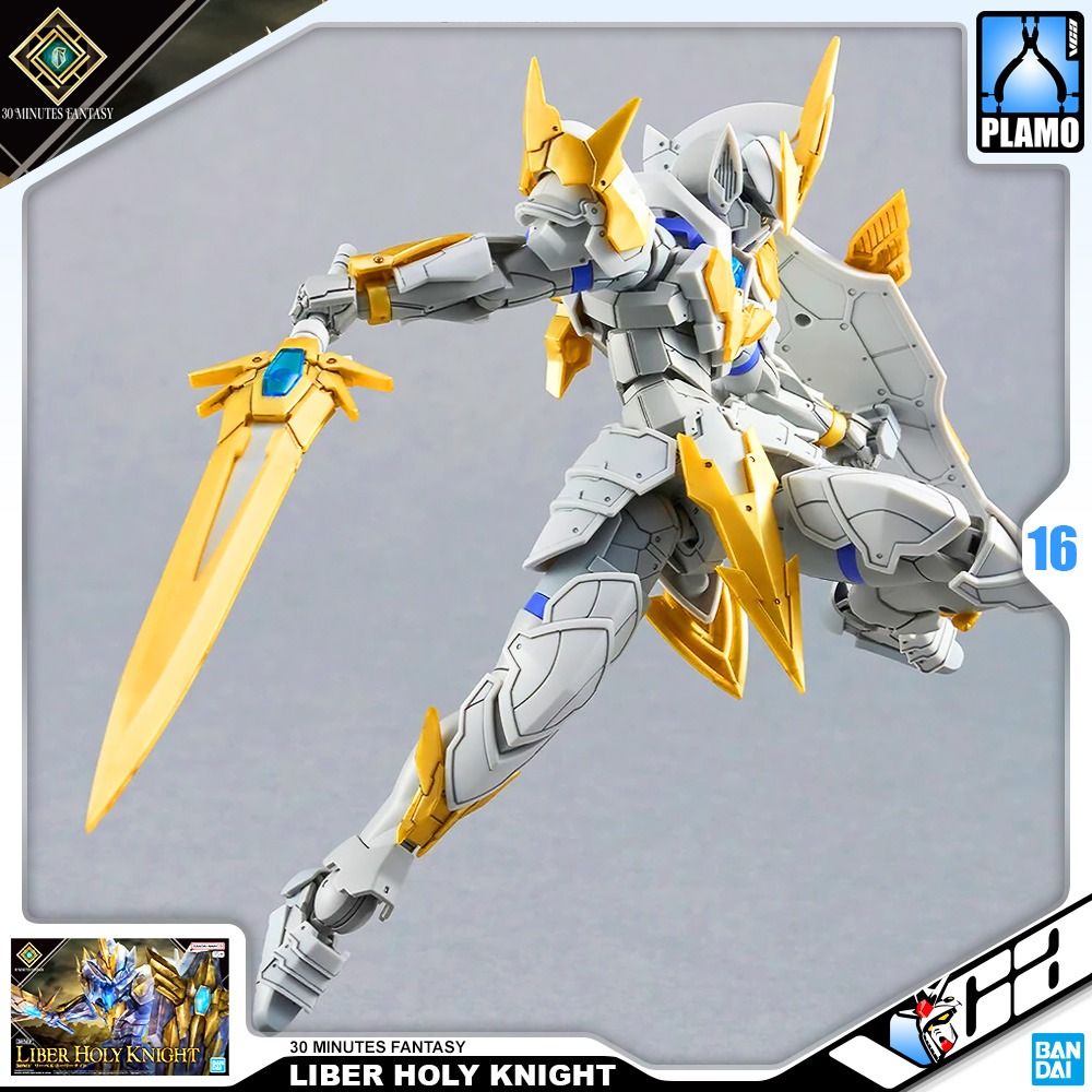 ⭐️ BANDAI NAMCO 30 MINUTES FANTASY 30MF LIBER HOLY KNIGHT ACTION FIGURE ...