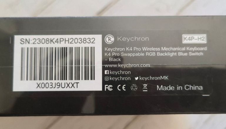 全新 Keychron K4 Pro K4P-H2 Keyboard 鍵盤, 電腦＆科技, 電腦周邊及配件, 電腦鍵盤及相關產品 ...