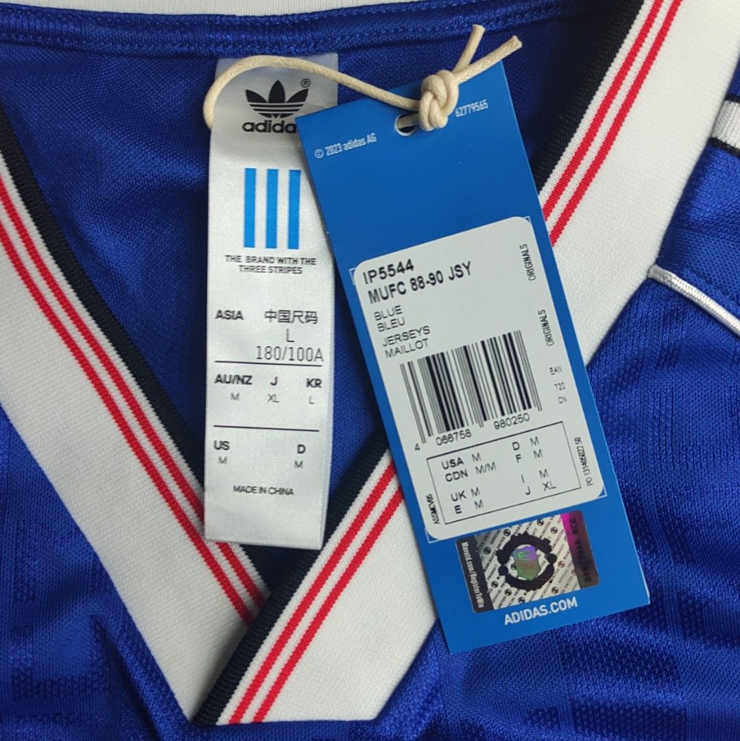 adidas Originals Manchester United Third Jersey 1988-1990 Blue IP5544 ...