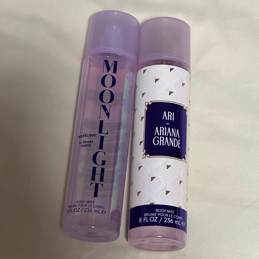 Ariana Grande Body Mist Perfume (Moonlight, Ari) - 50% full both ...