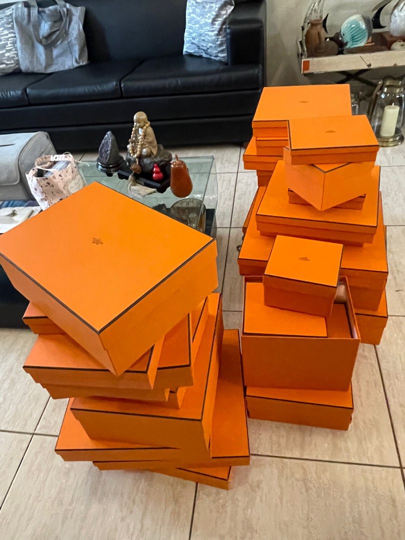 Authentic Hermes Boxes for Sale, Luxury, Bags & Wallets on Carousell