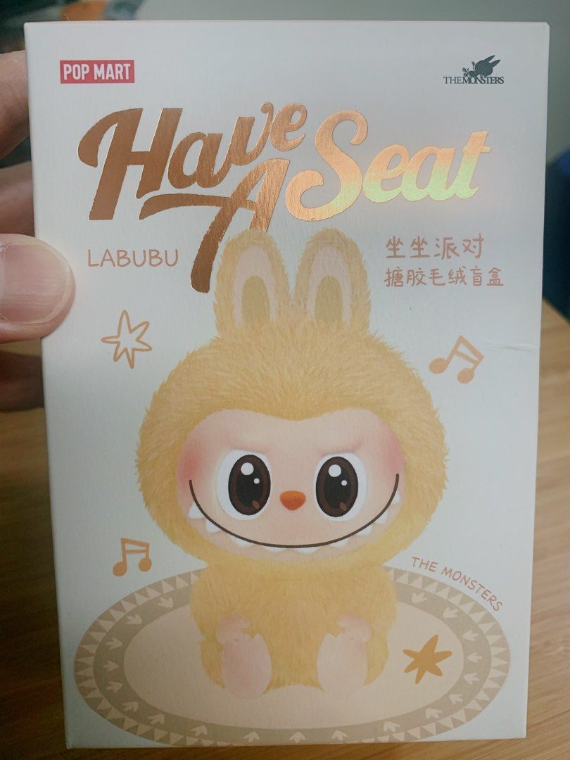 Authentic Labubu v2 - Have a seat DaDa, Hobbies & Toys, Toys & Games on ...